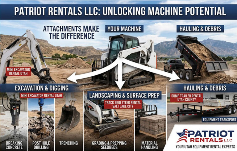 Choosing the Right Equipment Attachments | Patriot Rentals Utah